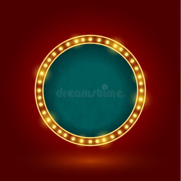 Circle retro sign stock vector. Illustration of cafe - 40935527
