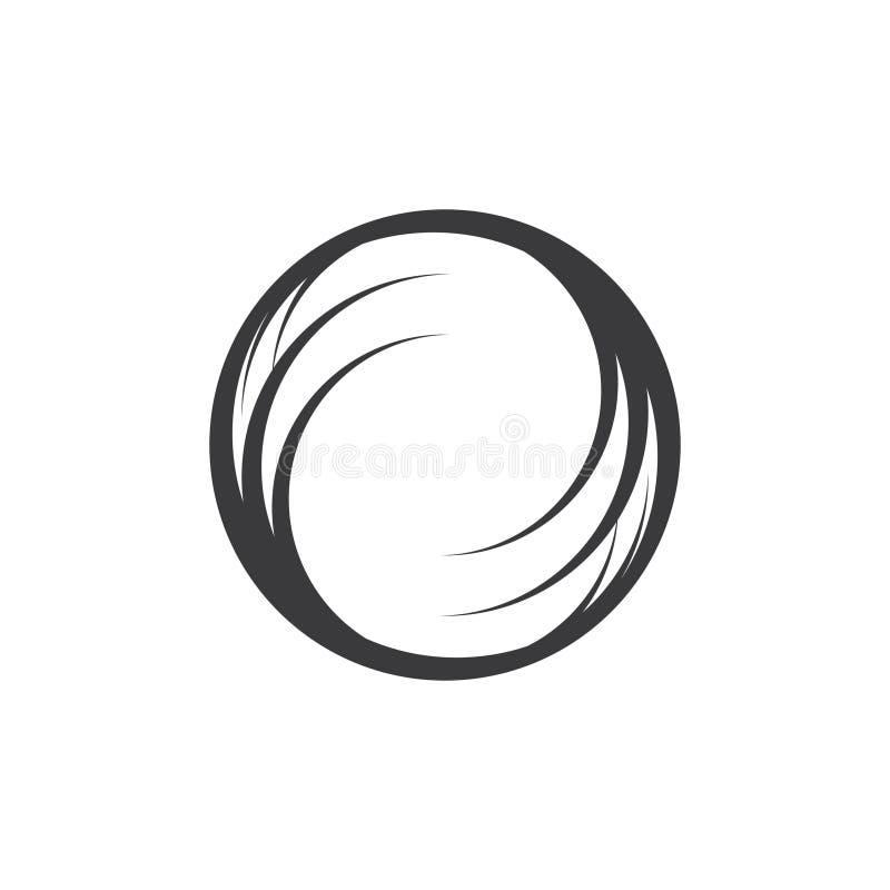 Circle Ring Swirl Abstract Logo Vector Stock Illustration ...