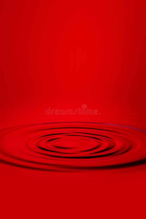 The Circle Ripple of the Surface of the Blue Water. Stock Photo - Image ...