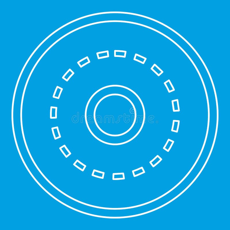 Circle Road Icon Digital Green Stock Vector - Illustration of logo ...