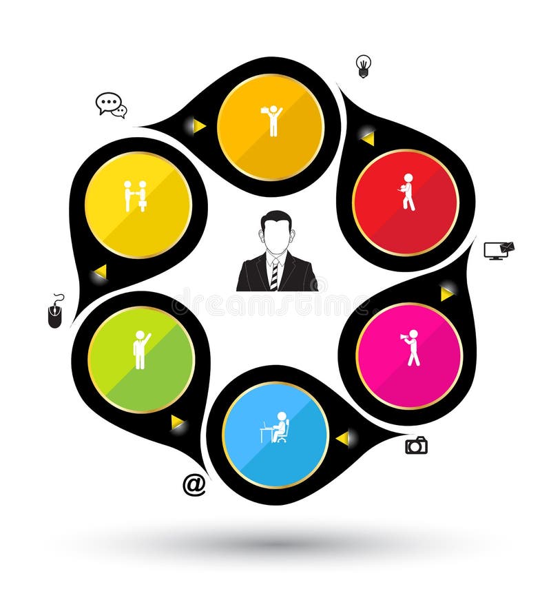 Project Icons Circle Stock Illustrations – 19,594 Project Icons Circle ...