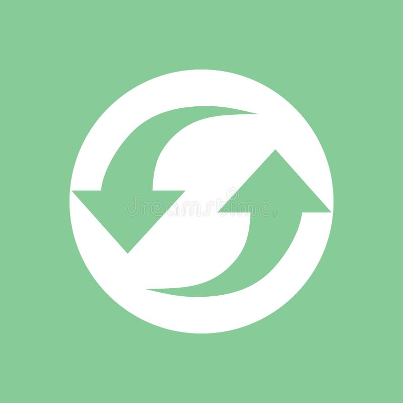 Circle Rotation Arrow Thin Line Symbol Vector Stock Vector ...