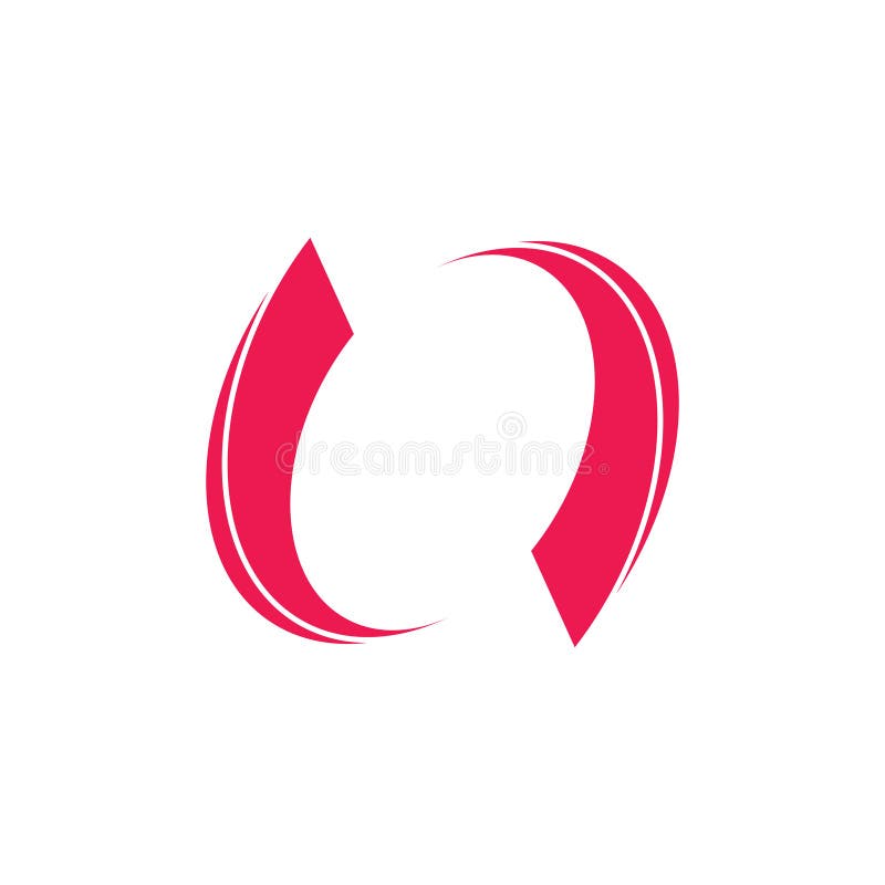 Circle Rotation Geometric Arrow Logo Vector Stock Vector - Illustration ...