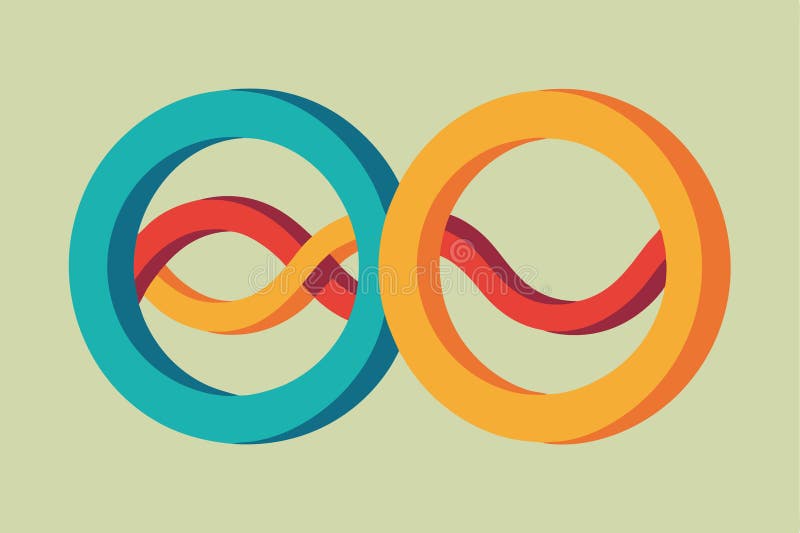 Circle Round Colors Stripe Stroke Vector Stock Vector - Illustration of ...