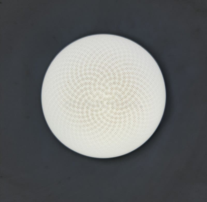 Circle Round of White Light Pattern Stock Illustration - Illustration ...