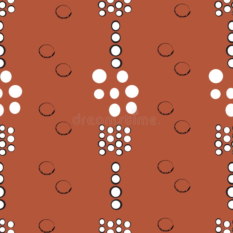 Rows of Circles Fun Dots and Circles in a Monochromatic Blue Color ...