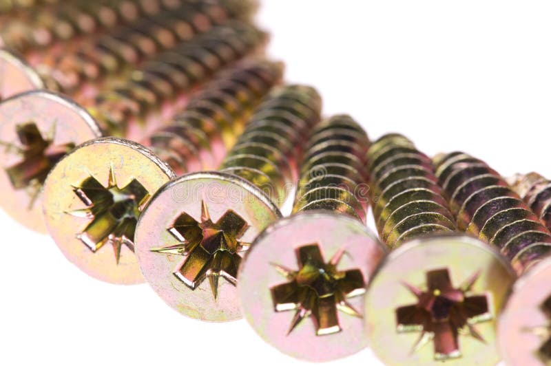 Circle of screws stock image. Image of bunch, chrome - 13472899