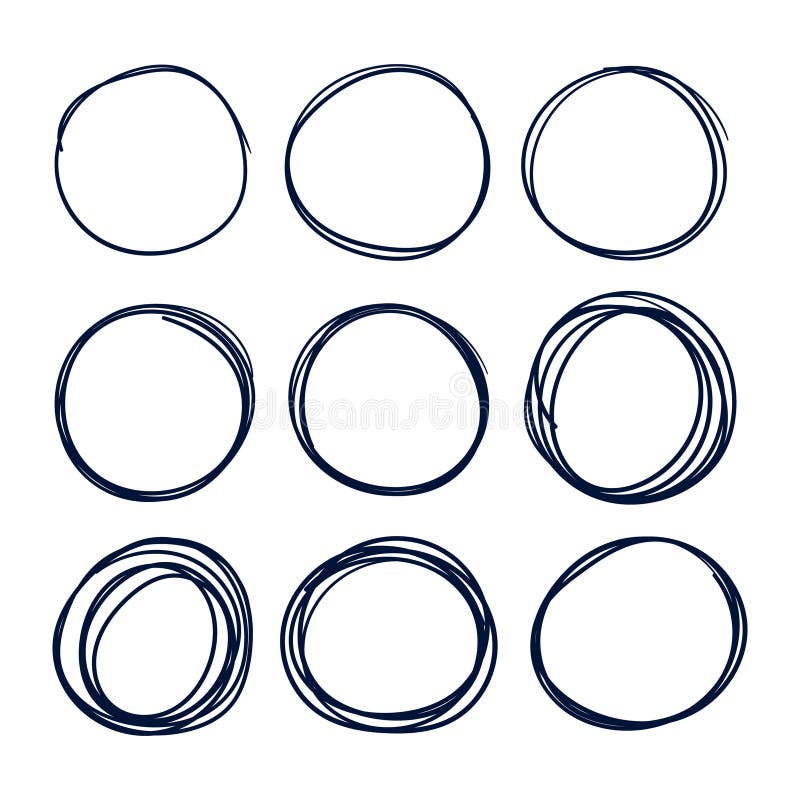 Hand Drawn Chat Box Scribble Doodle Symbols Vector Random Hand Drawn ...