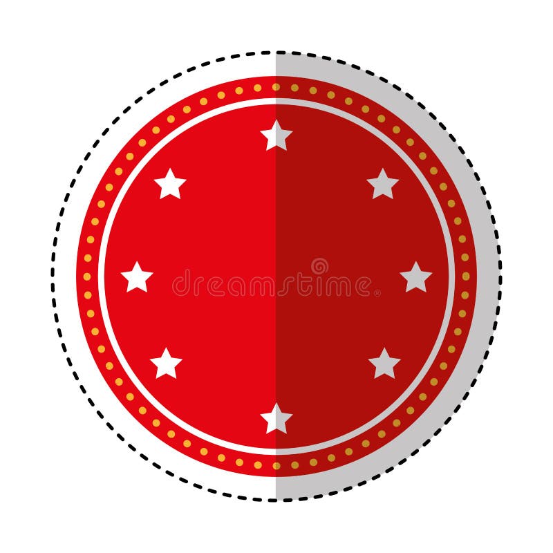 Circle seal stamp frame stock vector. Illustration of stamp - 90886177