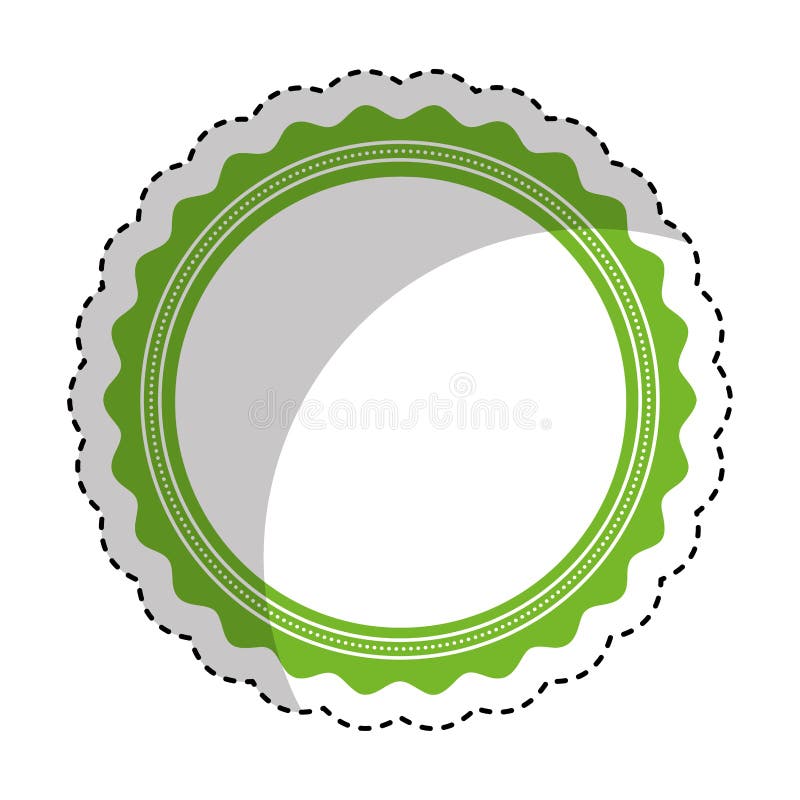 Circle seal stamp icon stock illustration. Illustration of badge - 84683967