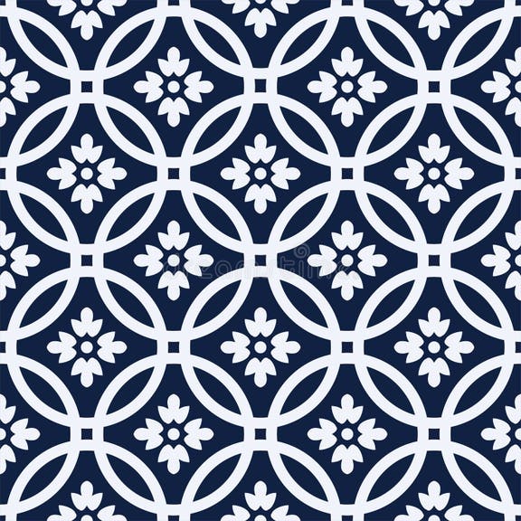 Circle seamless pattern stock vector. Illustration of composition ...