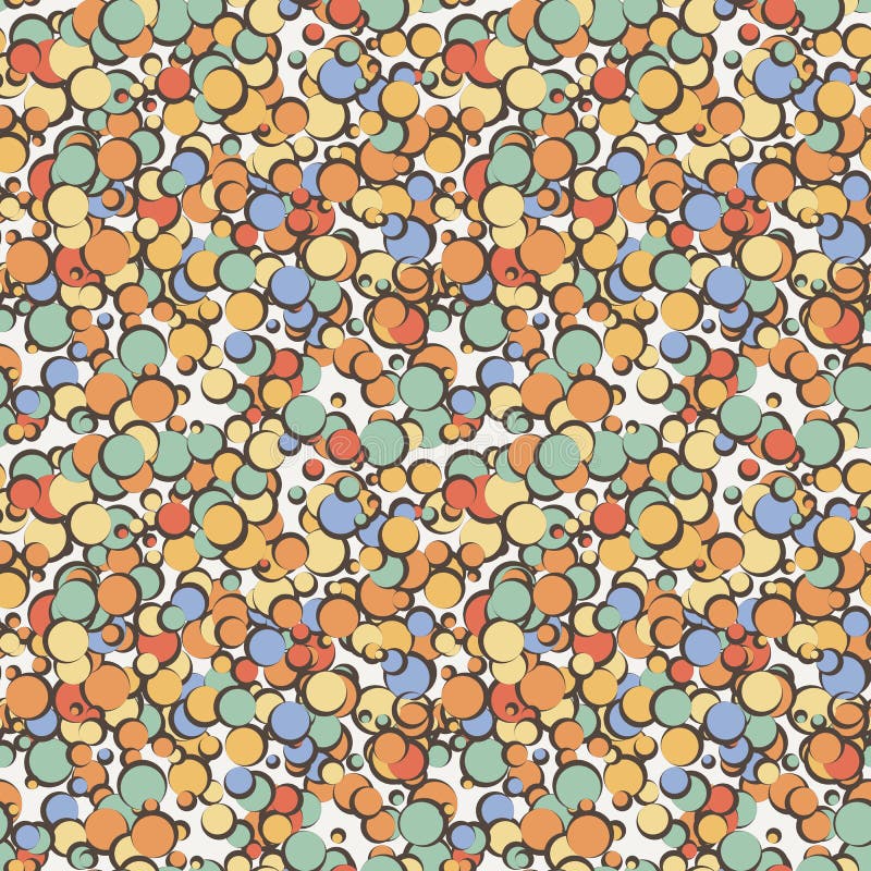 Circle seamless pattern. stock vector. Illustration of design - 106317163