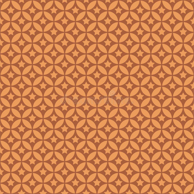 Circle Seamless Pattern for a Cover Kids Book. Warm Color Texture ...