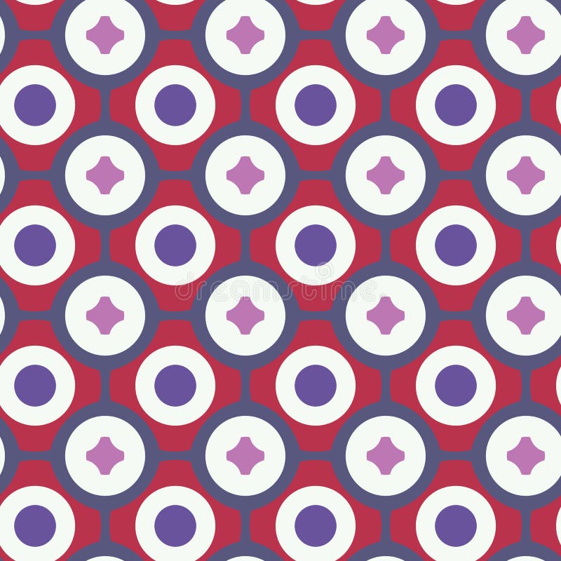 Seamless circle pattern stock vector. Illustration of seamless - 65686322