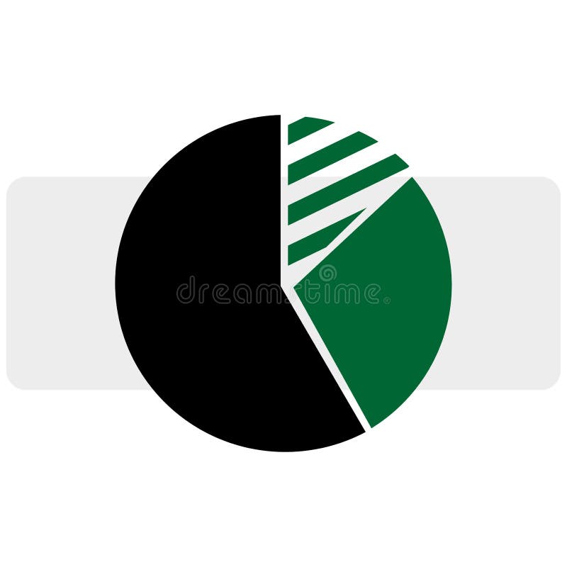 Circle Sector. Pie Chart Color Icons. Segment Slice Sign. Geometric ...
