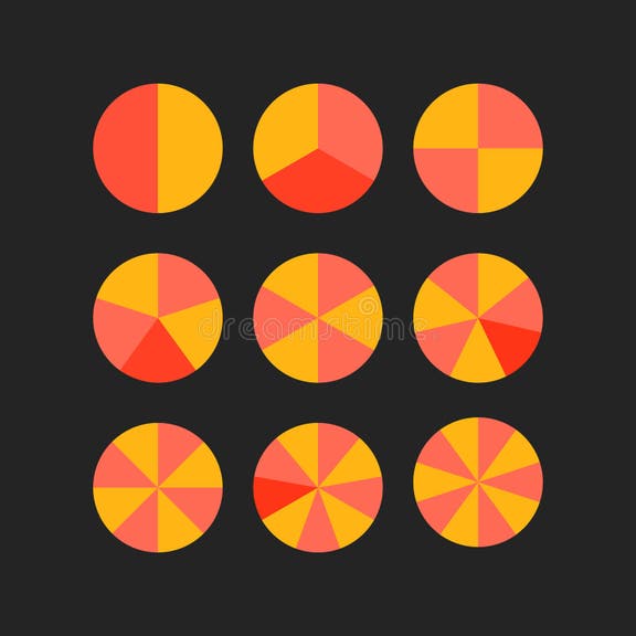 Nine Segments Vector Stock Illustrations – 116 Nine Segments Vector ...