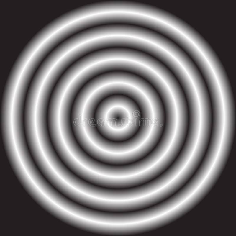 Circle with Shaded Radial Gradient Fill. Blurred, Defocused Circle ...