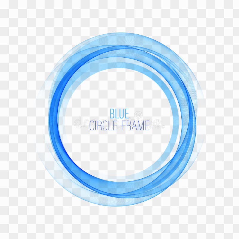 Circle Shape. Blue Circle Lines.Blue Circles. Transparent Circle ...