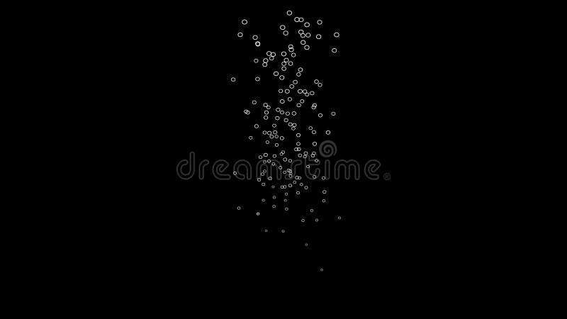 Circle Shape Elements with Alpha Channel. Stock Video - Video of ...