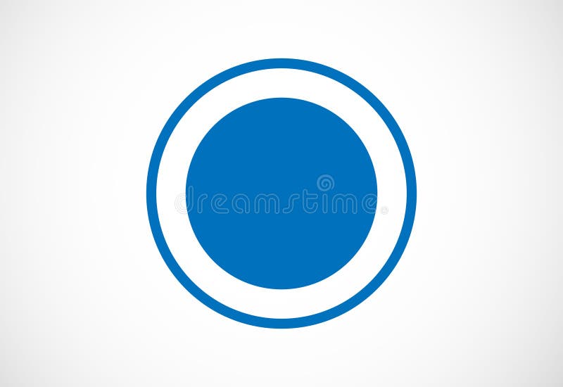 Circle Shape Logo Design, Vector Illustration Stock Illustration ...