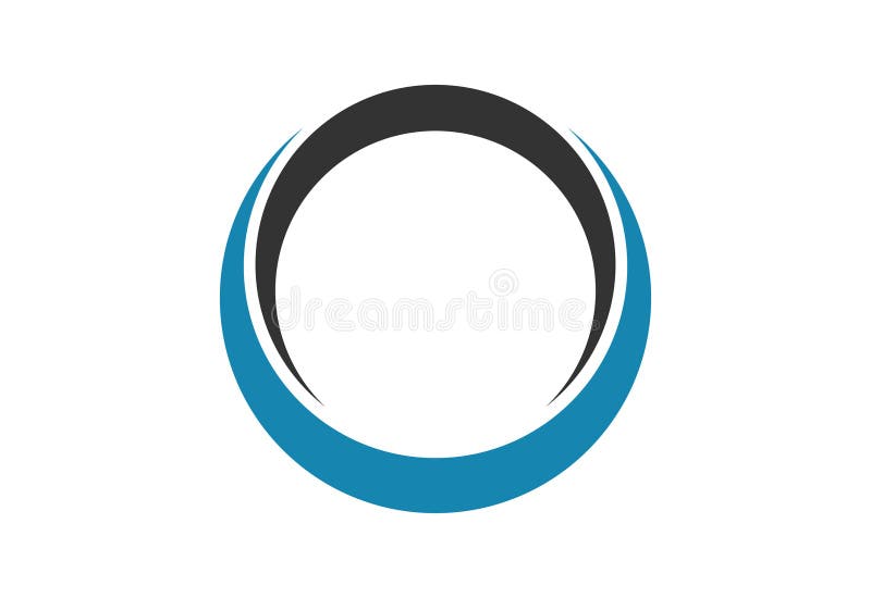 Circle Shape Logo Design, Vector Illustration Stock Illustration ...