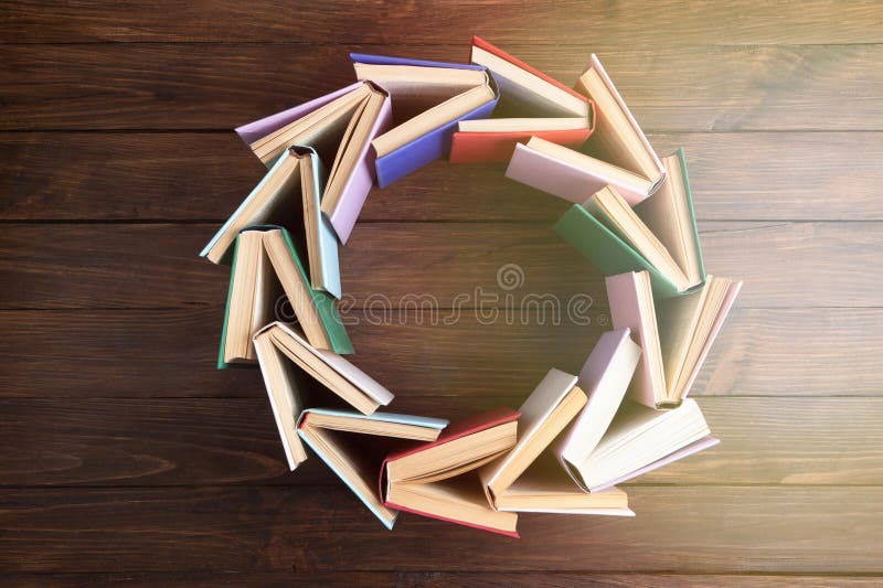 Education and Reading Concept - Open Book with Flower Leafs Stock Image ...