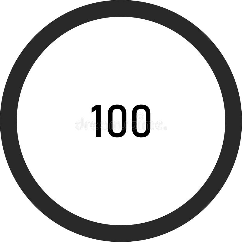 Circle Shape Progress Indicator Icons Set with 10 Steps. Collection of ...