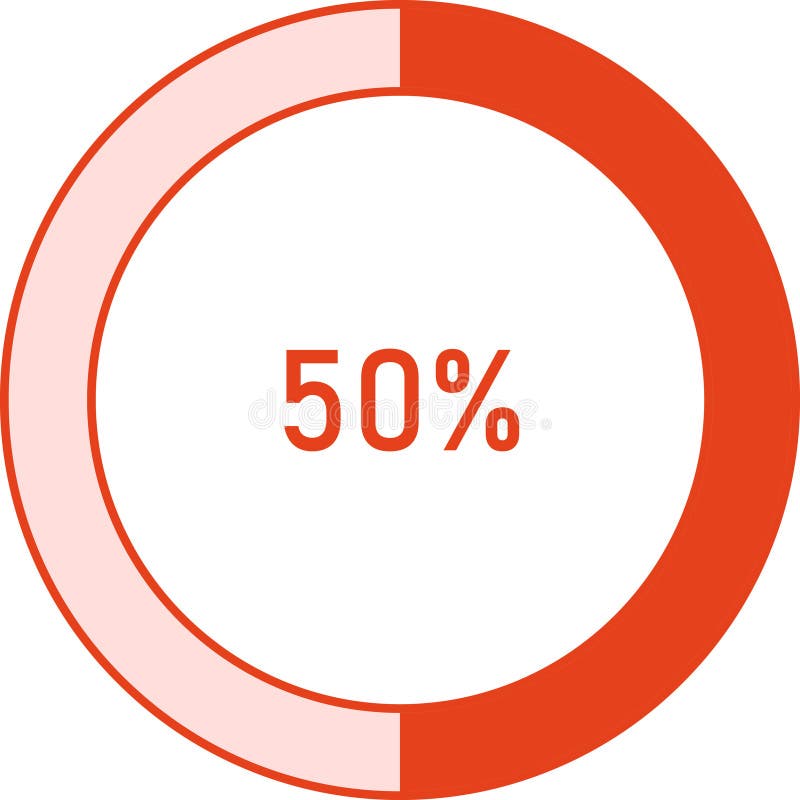 Circle Shape Progress Indicator Icons Set with 10 Steps. Collection of ...