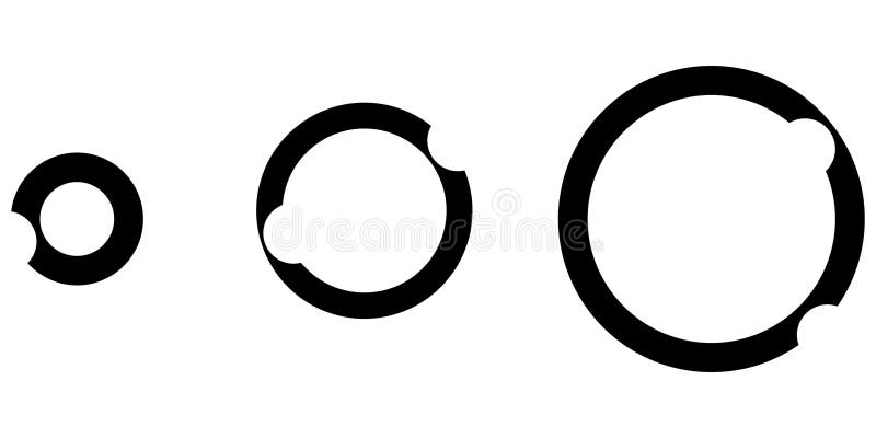 A Circle Shape with Several Holes in the Middle and Inside, Sorted from ...