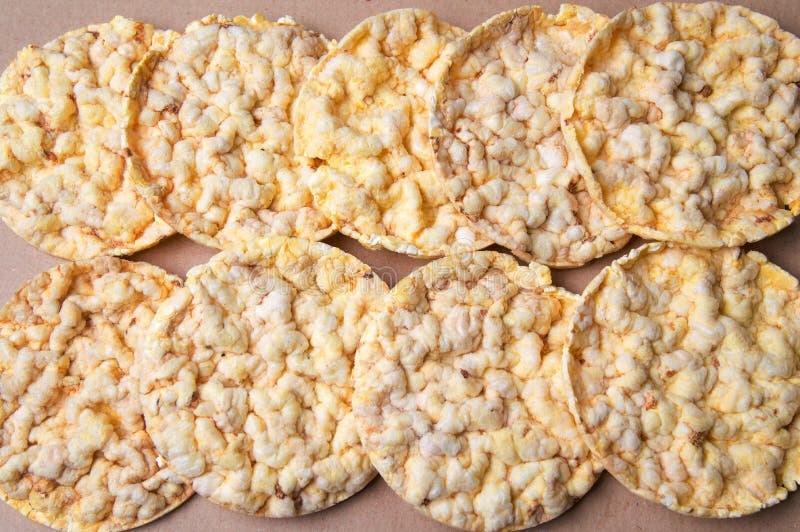 Circle shaped corn snacks stock image. Image of nutrition - 81352657