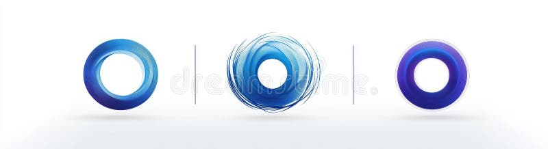 Circle-shaped Tech Frame Border, Advanced Digital Shape Overlay Stock ...