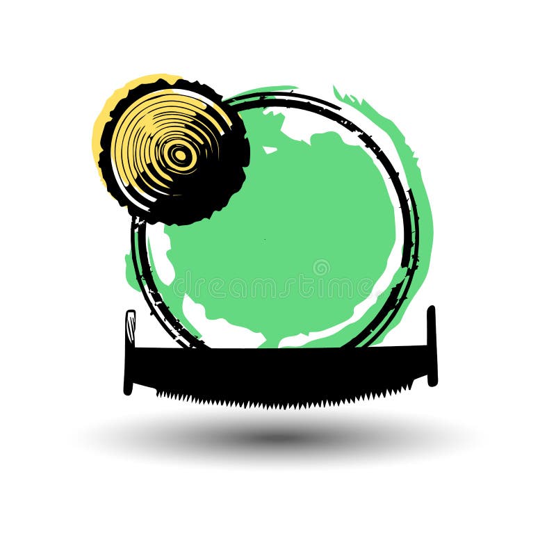 Circle Sign Icon Symbol Template Abstract Label Sign Character Stock ...