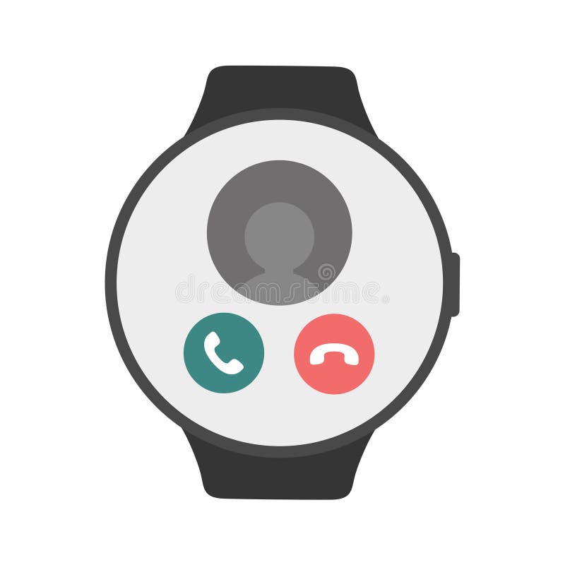 Circle Smart Watch with Answering Incoming Call Screen with Seconds ...