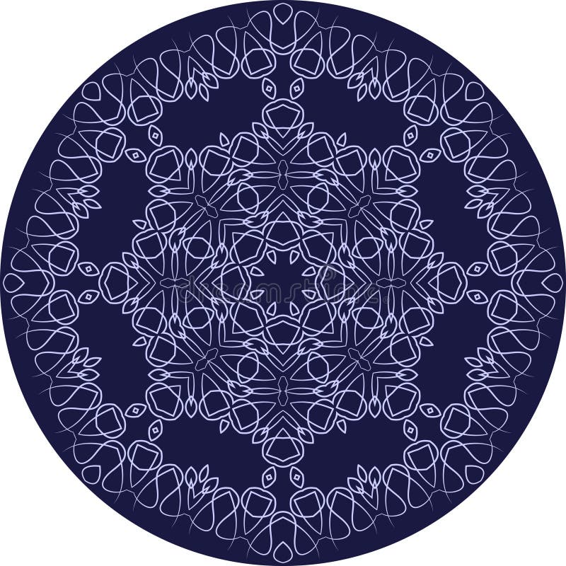 Circle Sophisticated Symmetric Pattern Motives of Western Europe Stock ...