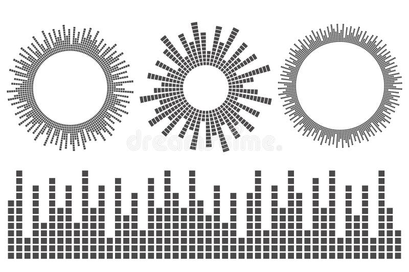 Circular Sound Wave Logo Stock Illustrations – 396 Circular Sound Wave ...