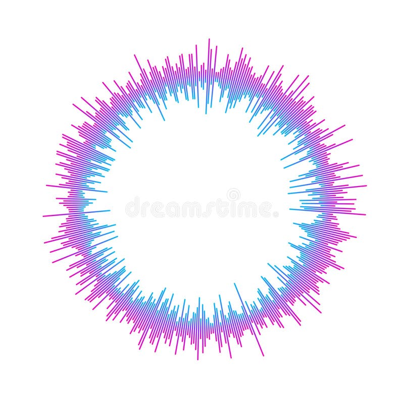 Soundwave Circle Stock Illustrations – 887 Soundwave Circle Stock ...