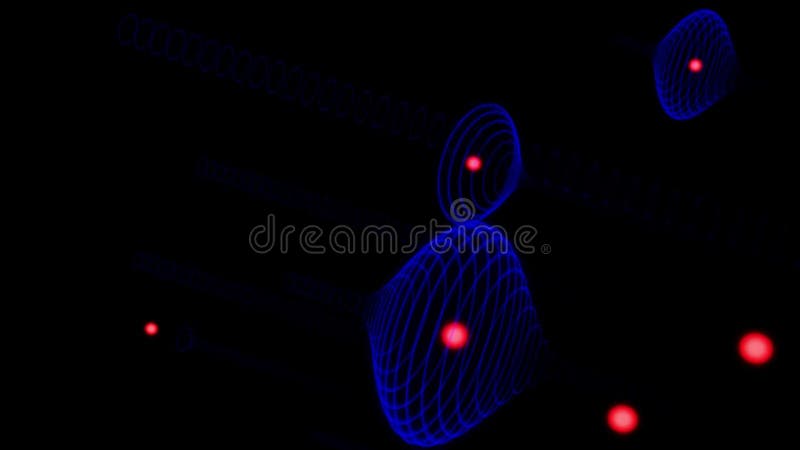 Circle Sphere Color Coil Acceleration Launch Digital Motion Graphics ...