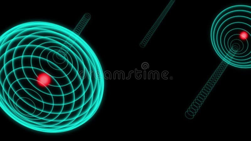 Circle Sphere Color Coil Acceleration Launch Digital Motion Graphics ...