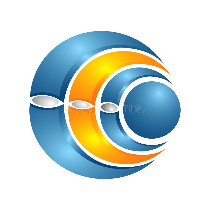 Sphere. Global Digital Connections. 3D Technology Style Stock Vector ...