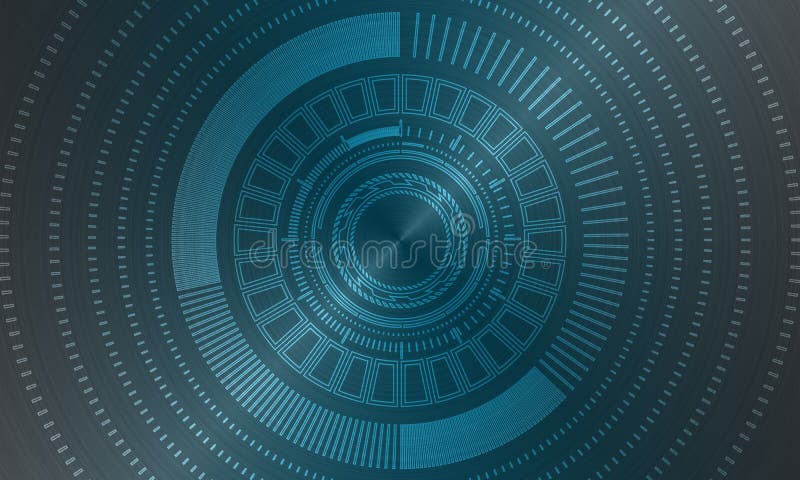 Circle, Spiral, Technology, Line Stock Image - Image of vortex, font ...
