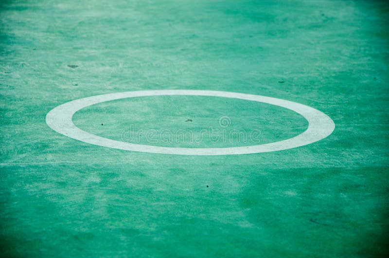 Circle in the sport field stock photo. Image of single - 53194352