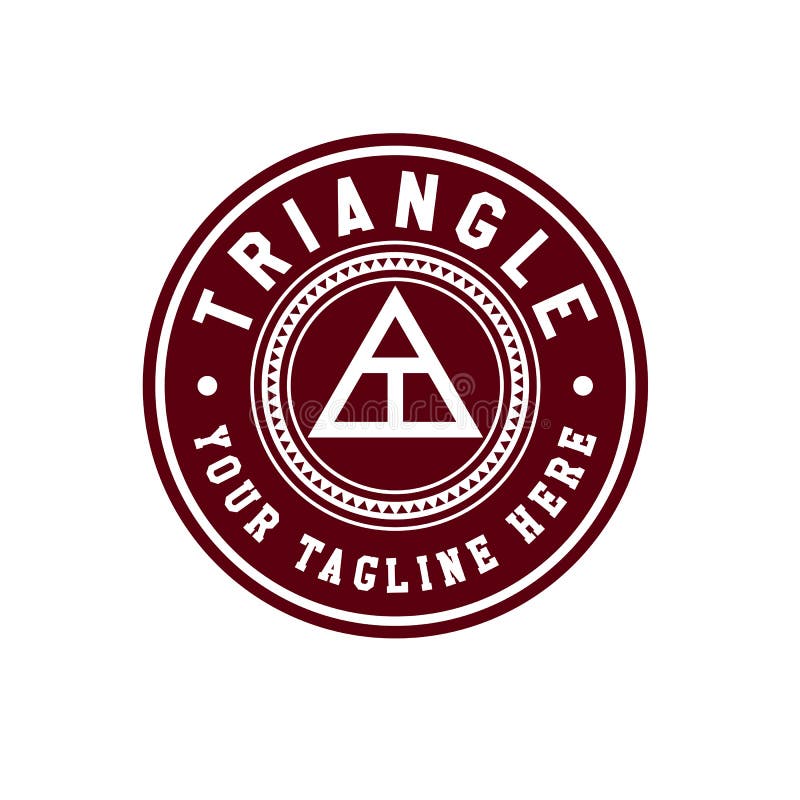 Circle Square Triangle Logo Design Stock Vector - Illustration of ...