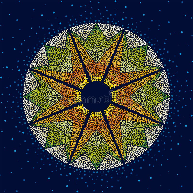 Circle star (vector) stock vector. Illustration of multicolor - 3339592