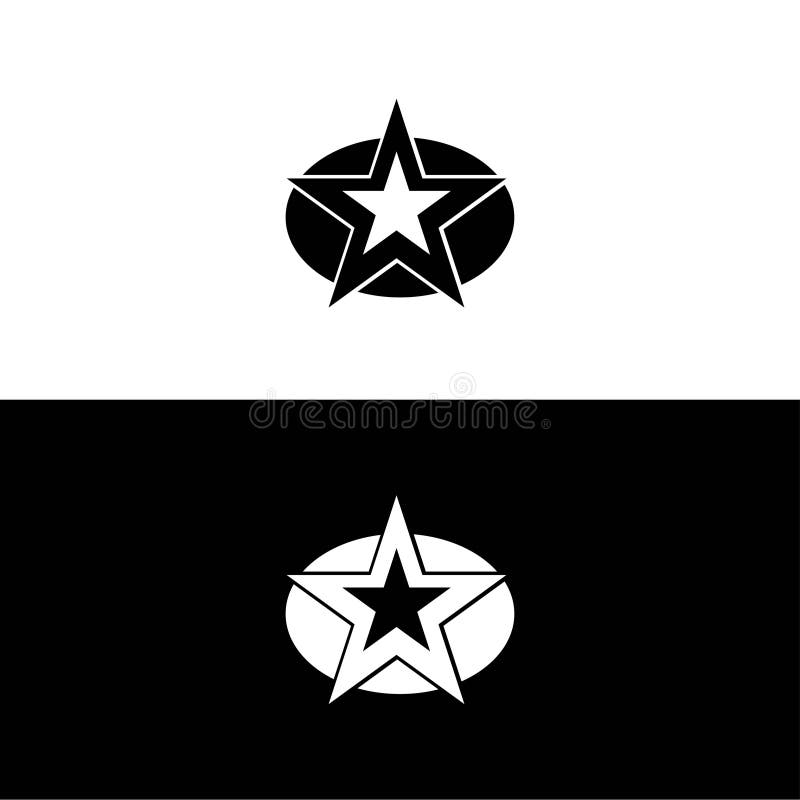 Circle Star Vector Logo Template Design Stock Vector - Illustration of ...