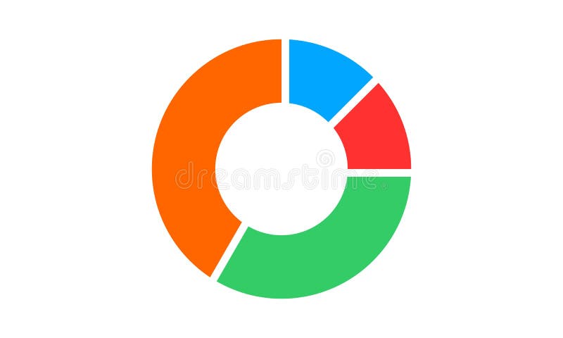 Circle Statistic Illustration Vector Design Stock Vector - Illustration ...