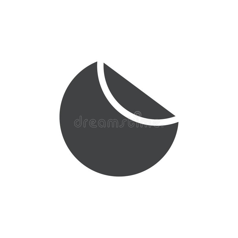 Circle Sticker Icon Simple Vector Symbol Stock Vector - Illustration of ...