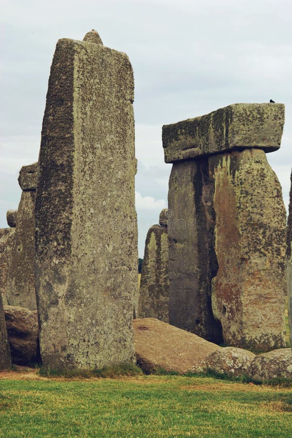 Circle Stones on Cloudy Day at Stonehenge Stock Photo - Image of ...