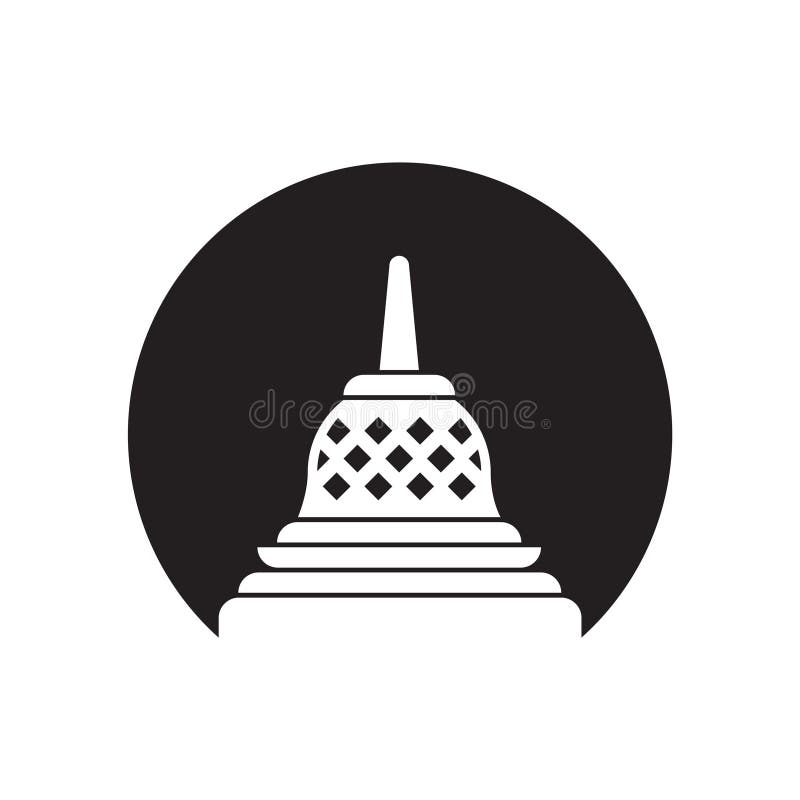 Yogyakarta Stupa Borobudur Stock Illustrations – 189 Yogyakarta Stupa ...