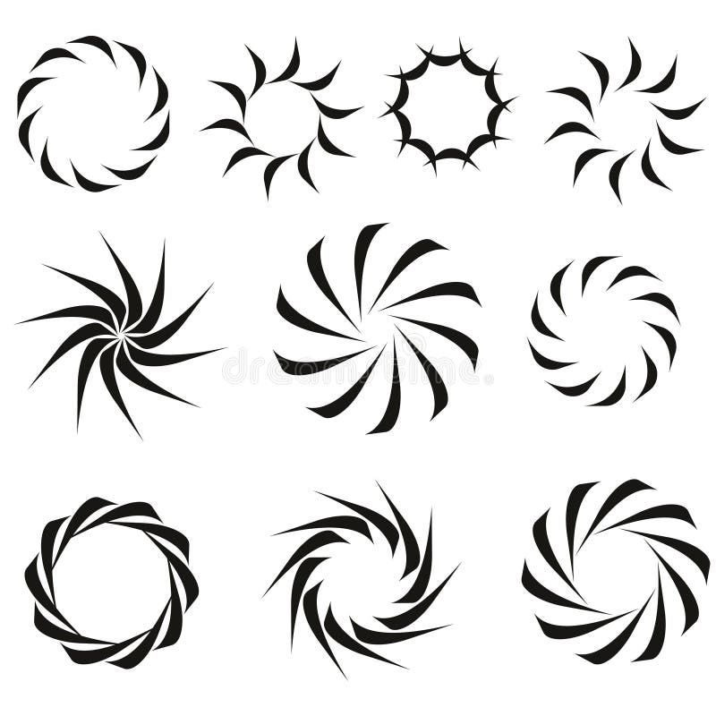 Circle, Style, Border, Graphic, Design, Decor, Set, Decoration, Stock ...