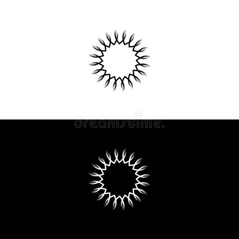 Circle Stylish Vector Logo Illustration . Circle Vector Logo Template ...